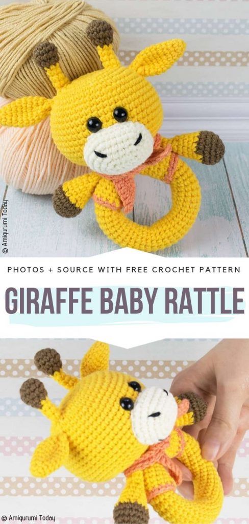 Crochet Animal Baby Rattles - Free Patterns