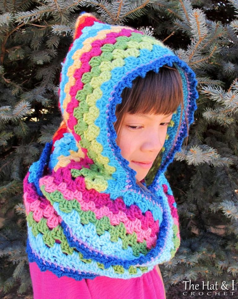 Free Crochet Hooded Scarf Patterns
