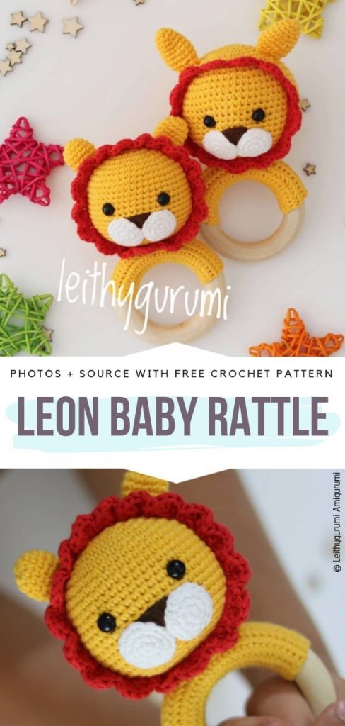 Crochet Animal Baby Rattles - Free Patterns