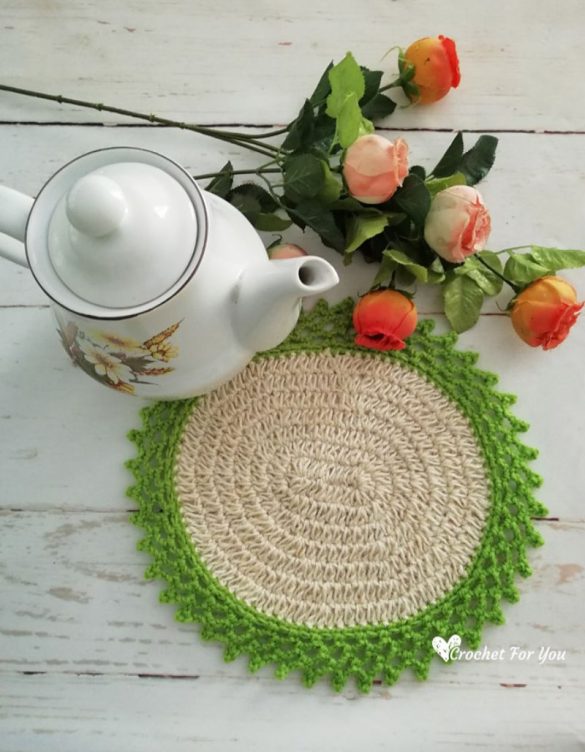 10+ Round Crochet Placemat Free Patterns