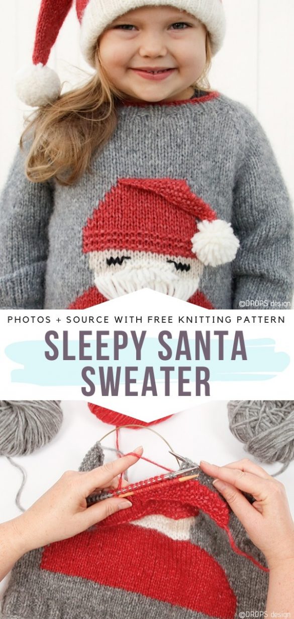 Santa’s Favorite Christmas Sweater - Ideas and Free Knitting Patterns