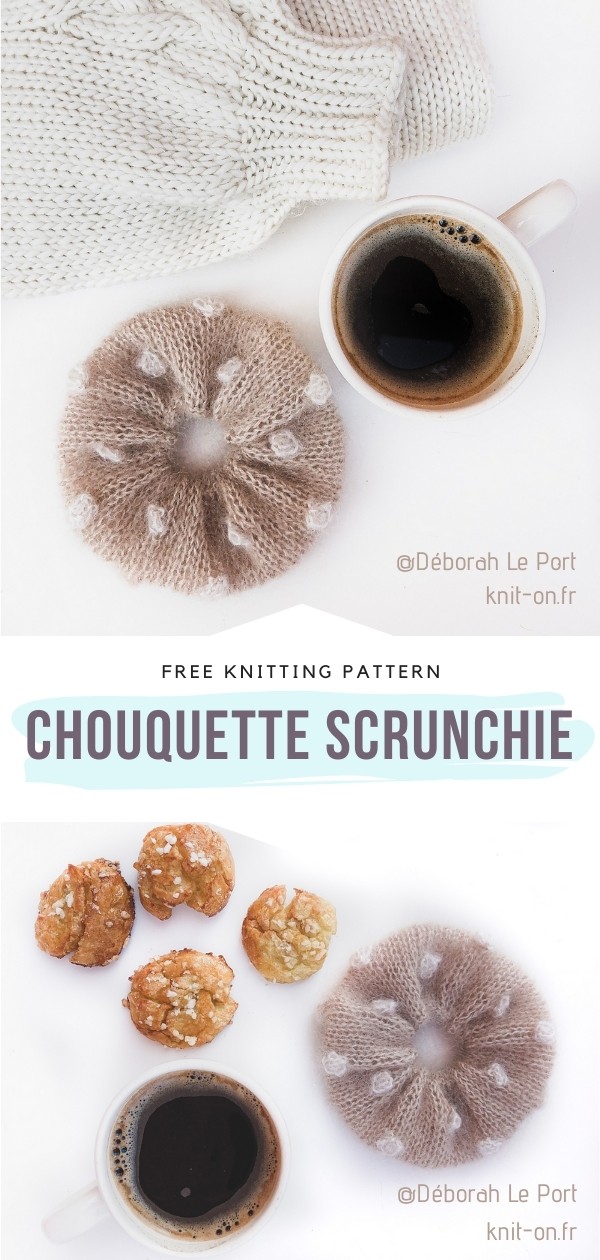 Colorful Scrunchie Free Knitting Patterns