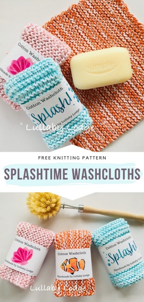 Spa Day Washcloths Free Knitting Patterns
