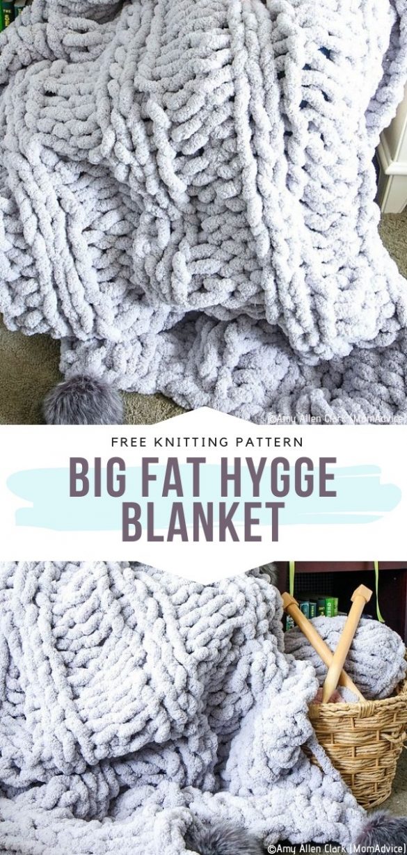 Big and Thick Blankets - Free Knitting Patterns