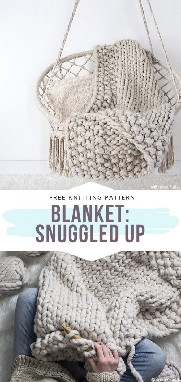 Big and Thick Blankets - Free Knitting Patterns