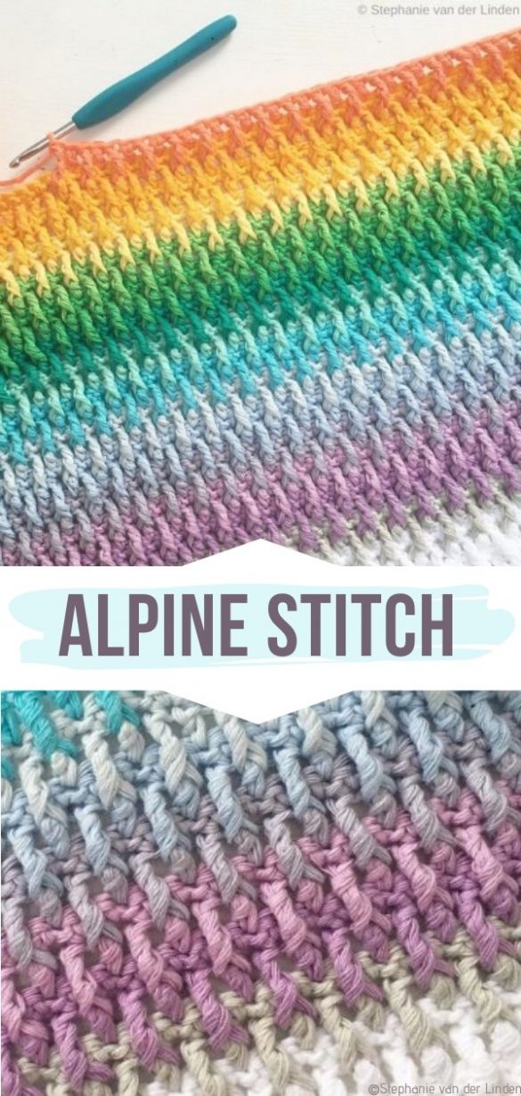 Alpine Stitch Free Tutorial