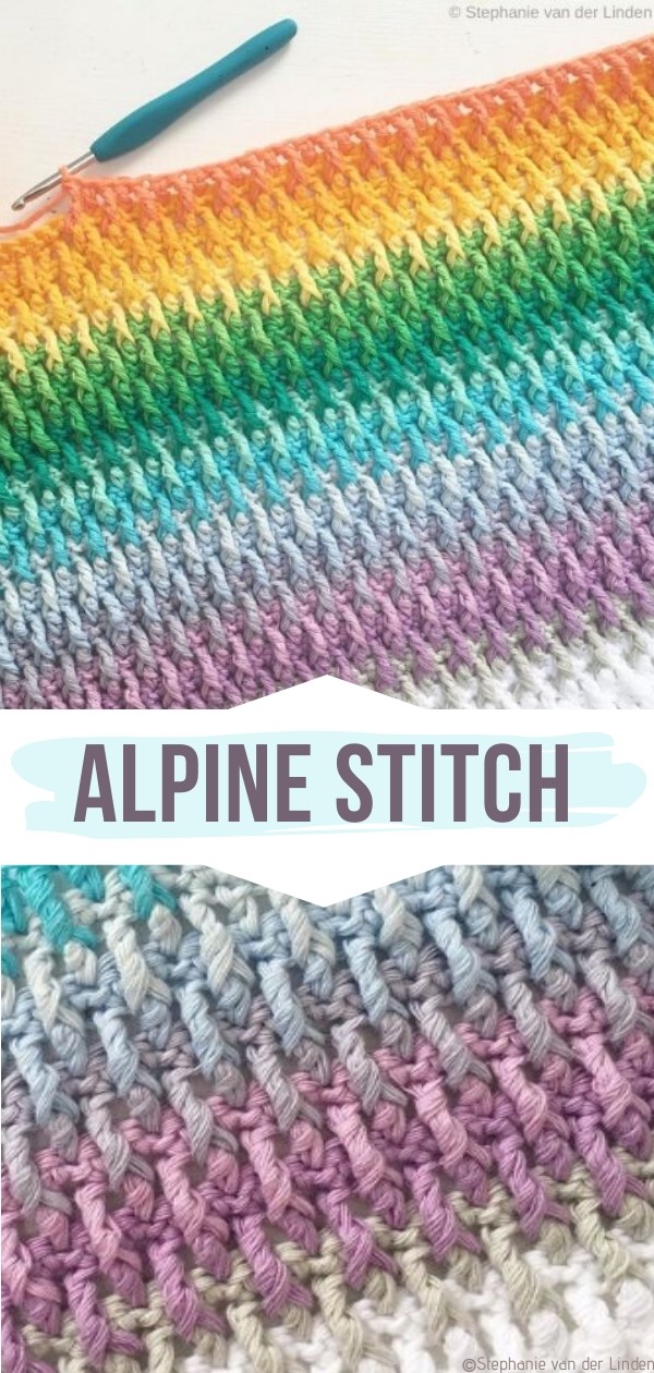 Alpine Stitch Free Tutorial