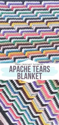 Apache Tears Blanket - Ideas and Free Crochet Patterns