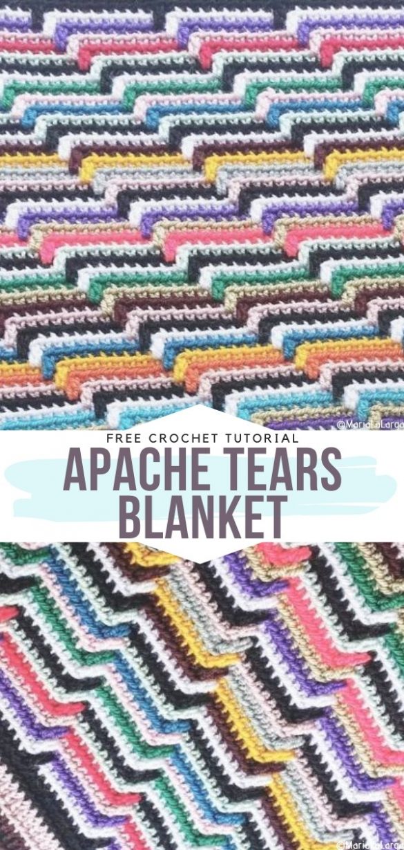 Apache Tears Blanket - Ideas and Free Crochet Patterns