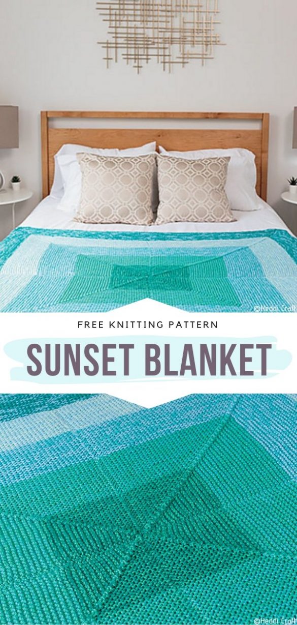 Awesome Geometric Blankets - Free Knitting Patterns