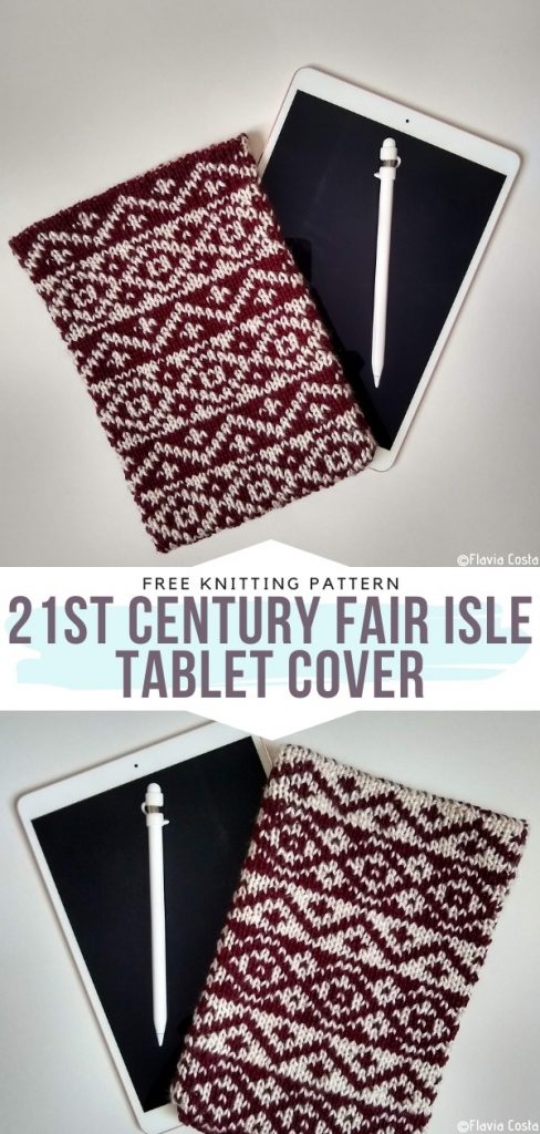 Chic Tablet Covers Free Knitting Patterns