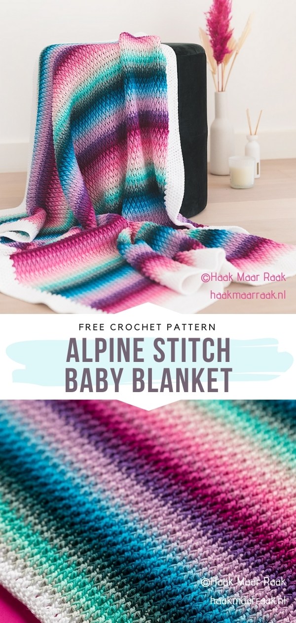 Alpine Stitch Accessories - Free Crochet Patterns
