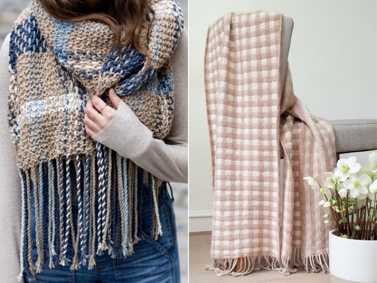 Classy Minimalist Scarves with Free Knitting Patterns