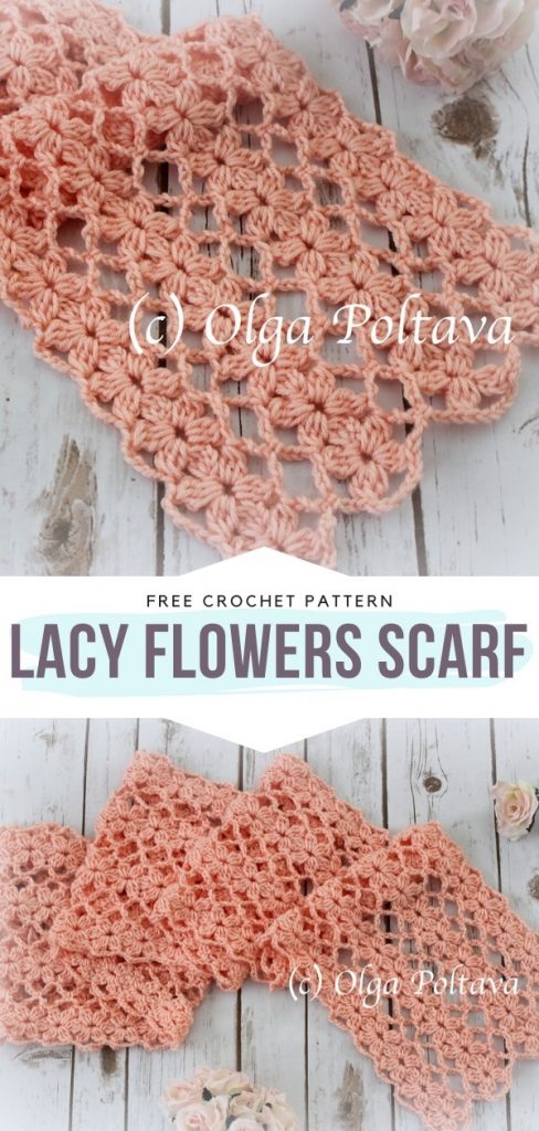 Spring Flowers Shawls - Free Crochet Patterns
