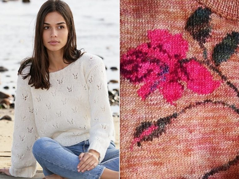 Charming Spring Lover Pullovers - Free Knitting Patterns