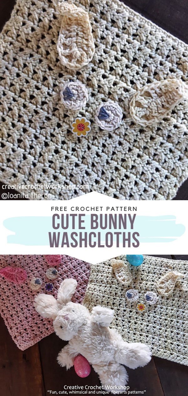 Colorful Spring Washcloths - Free Crochet Patterns