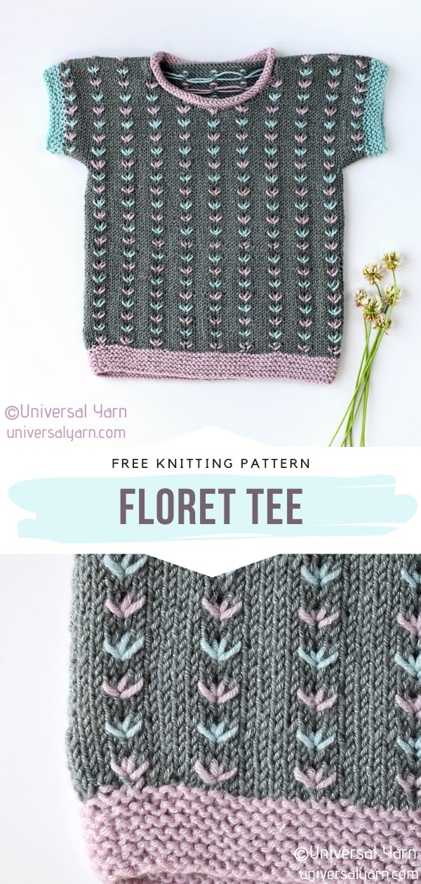 Chic Baby Tops - Free Knitting Patterns