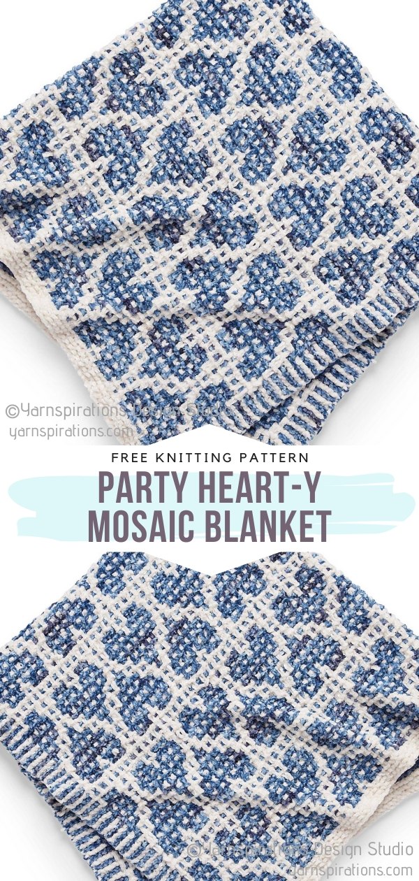 Baby Blankets Full of Hearts Free Knitting Patterns