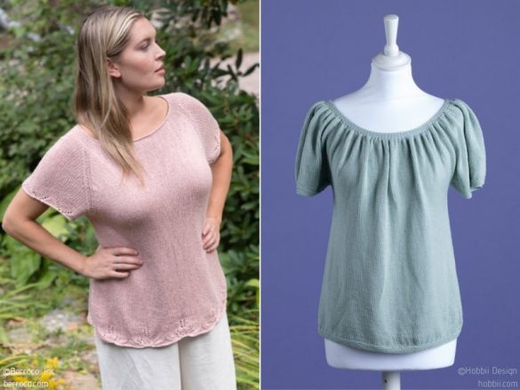 Blouses for Spring - Free Knitting Patterns