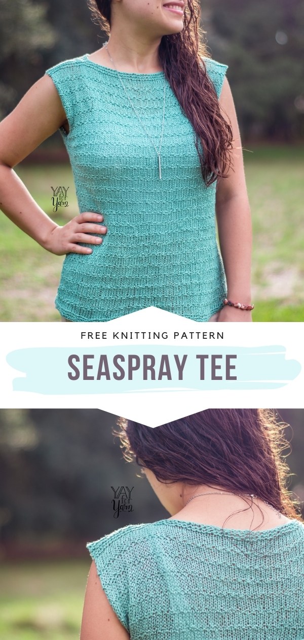Easy Casual Tees for Summer - Free Knitting Patterns