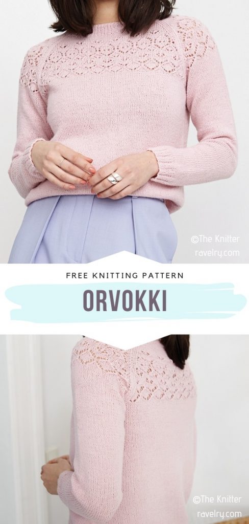 Charming Sweaters with Openwork Motifs - Free Knitting Patterns