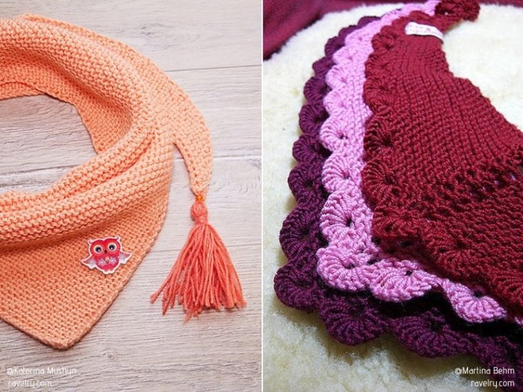 Charming Little Scarves - Free Knitting Patterns