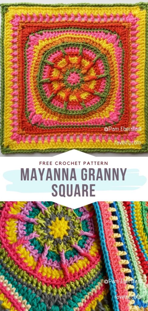 Colorful Squares with Free Crochet Patterns - Our Top Picks