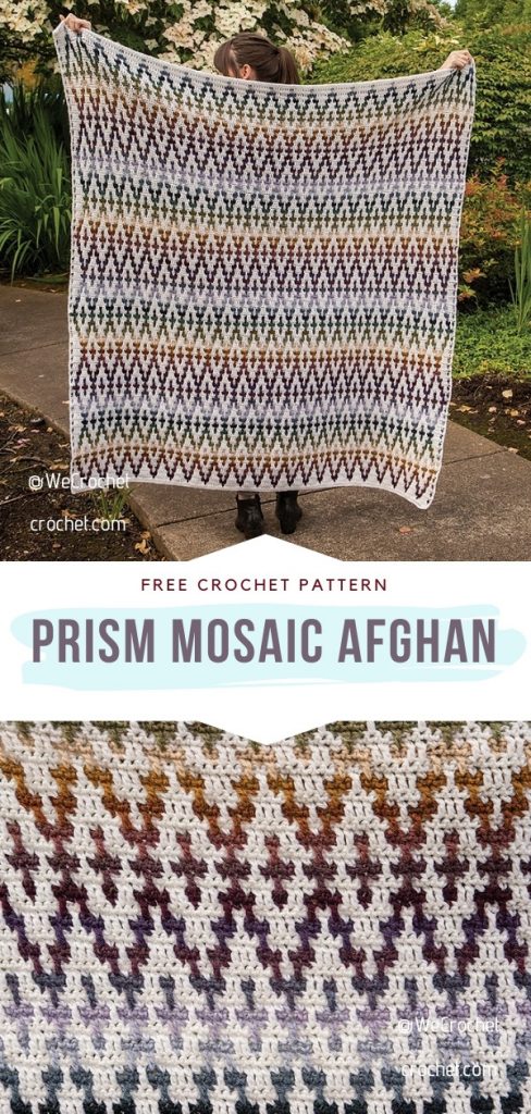 Fabulous Mosaic Blankets - Free Crochet Patterns