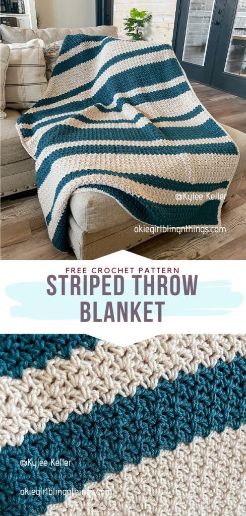 Simple Color Crochet Throws - Free Patterns