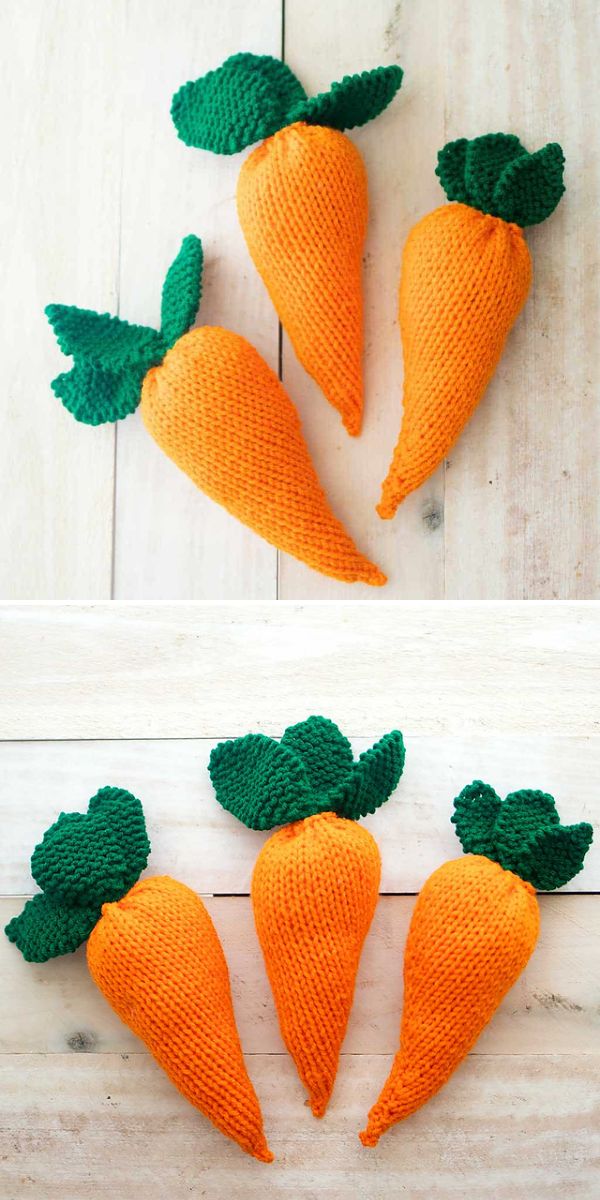 Veggie Softies Free Knitting Patterns