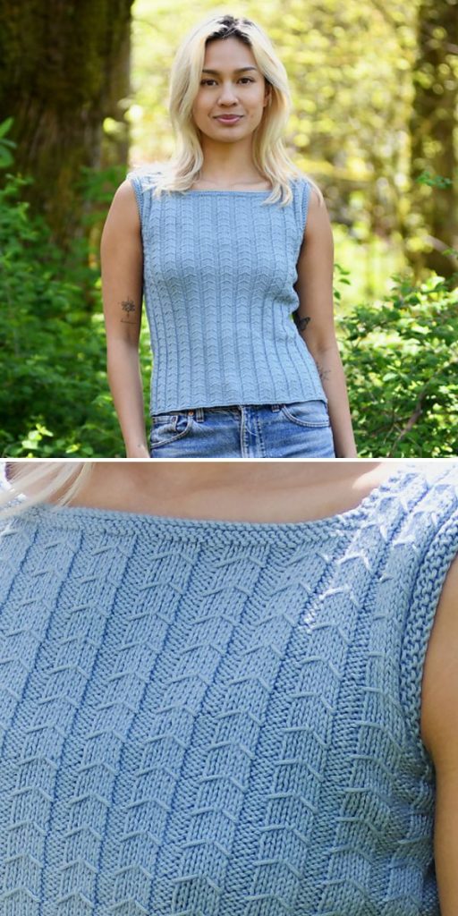 Trendy Knitted Tops for Summer - Free Patterns