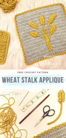 Crochet Fall Appliques - Free Patterns