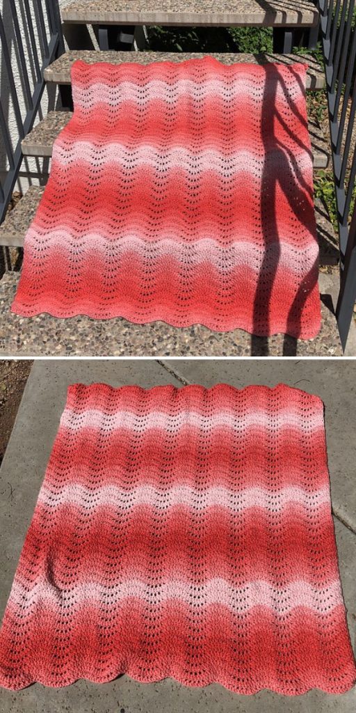 Our Favorite Stylish Crochet Waves Blankets - Free Patterns