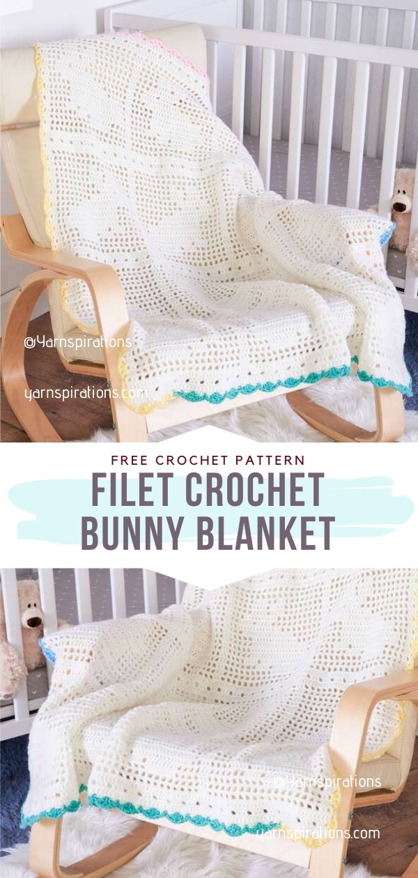13 Crochet Bunny Blankets - Free Patterns