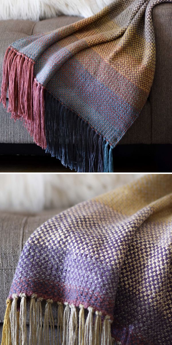 Modern Minimalist Throws - Free Knitting Pattern