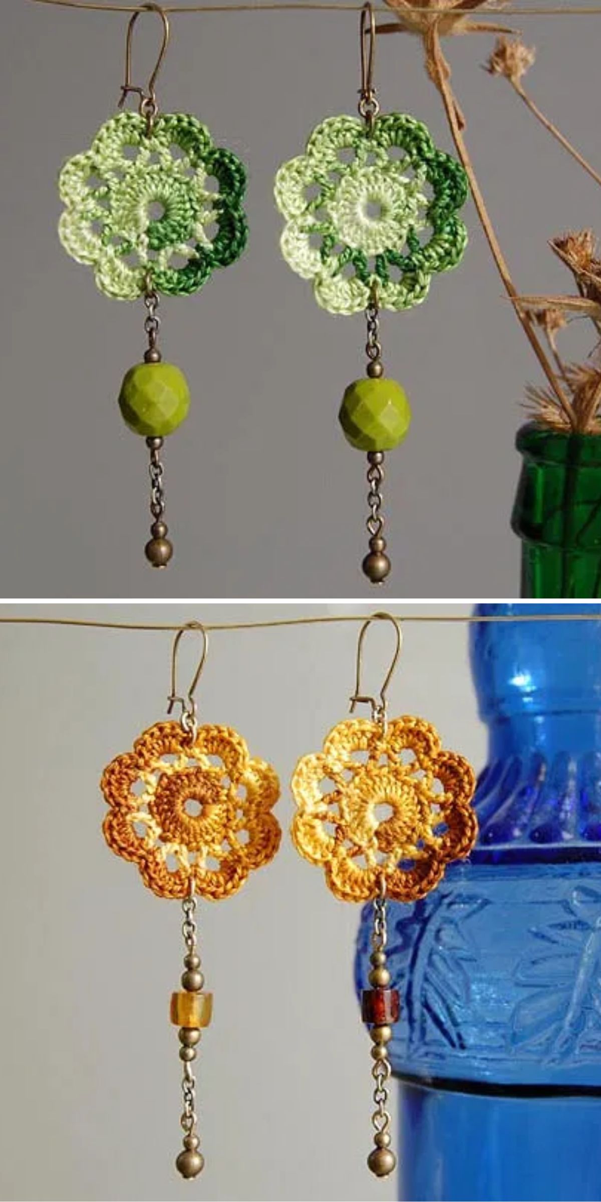 Beautiful Crochet Earrings - Free Patterns