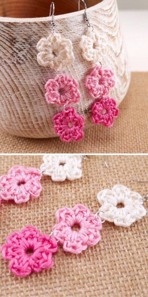 Beautiful Crochet Earrings - Free Patterns