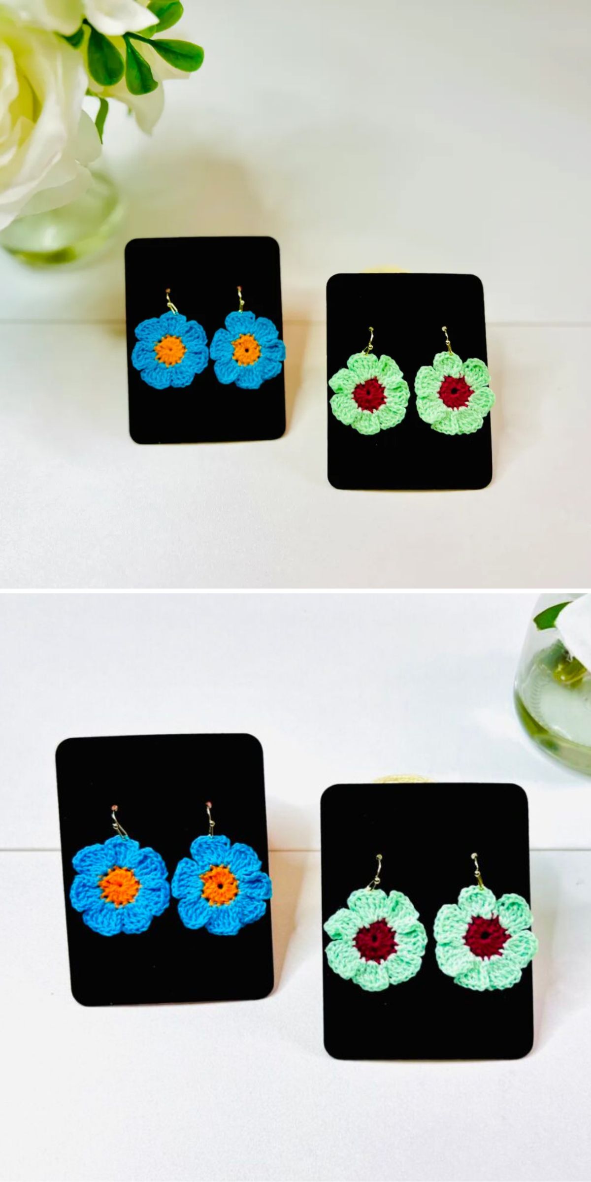 Beautiful Crochet Earrings - Free Patterns