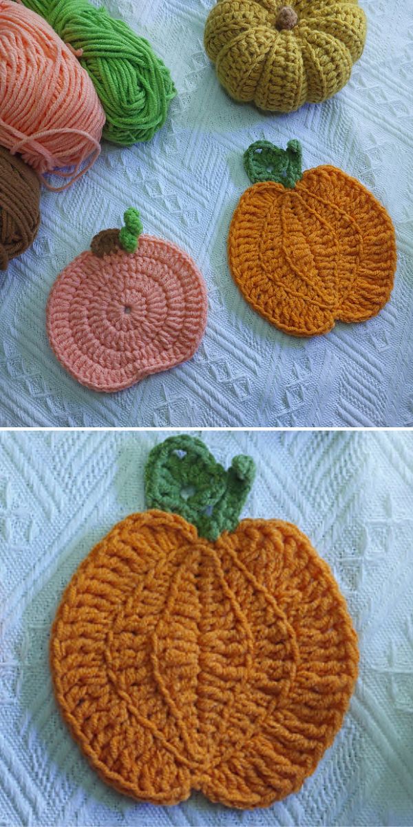 Celebration of Fall Crochet Coasters - Free Patterns