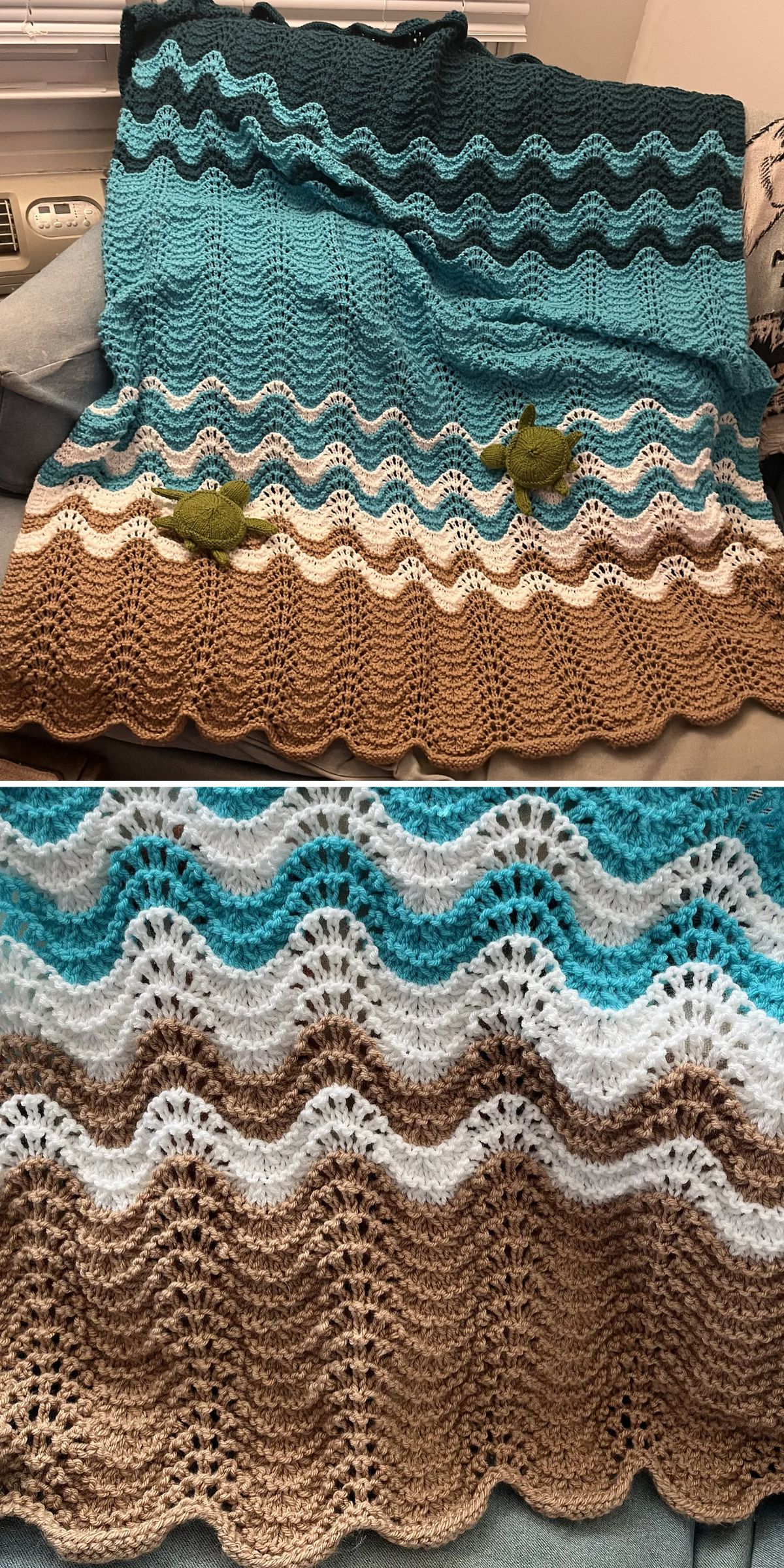 Soft Ripple Baby Blankets - Free Knitting Patterns