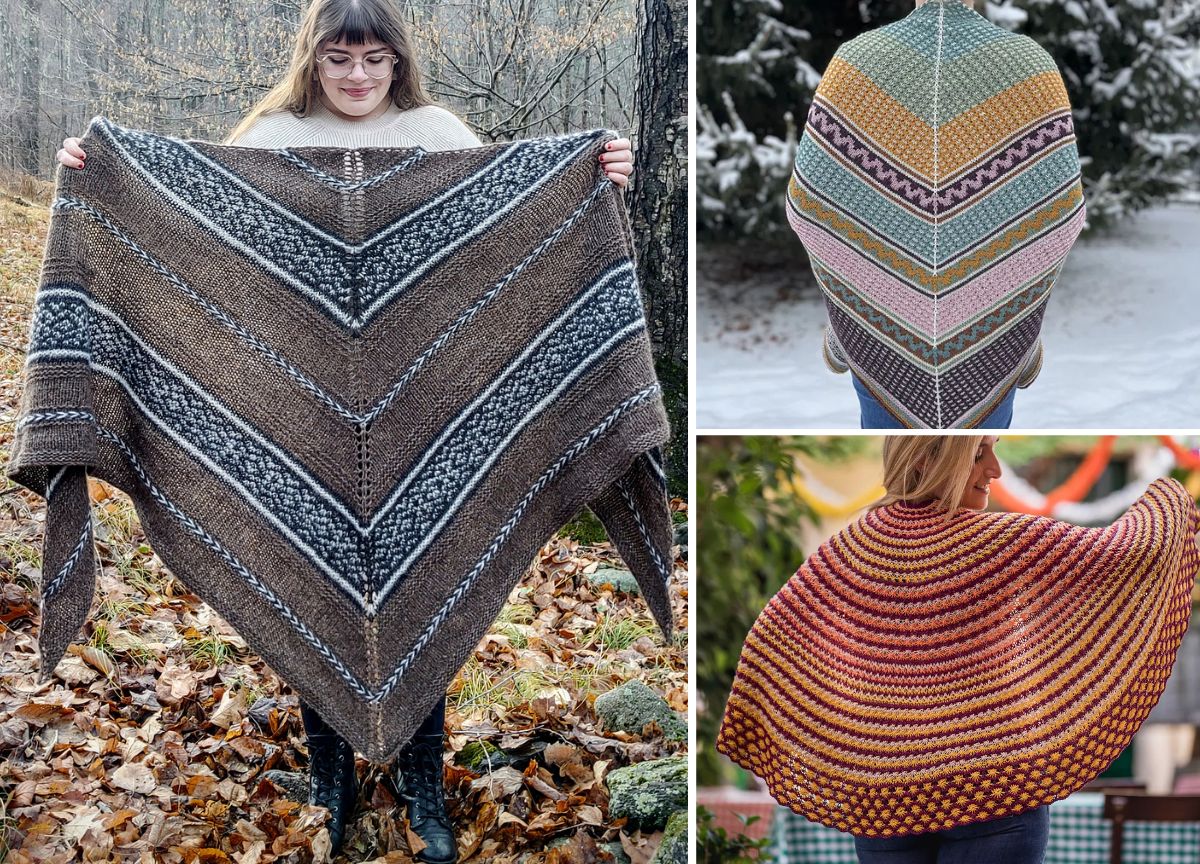 Long Knit Shawl Free Patterns for Stylish Look