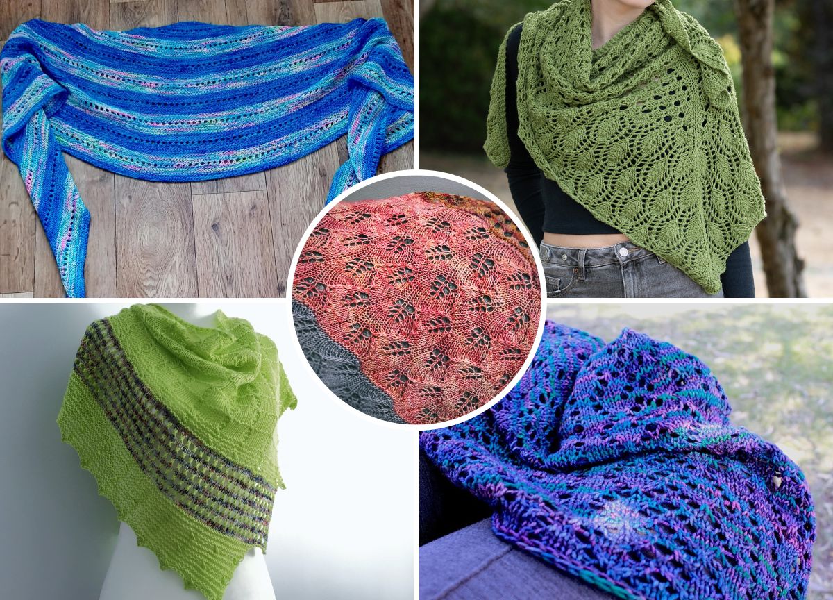 Spring Lover's Favorite Shawls - Free Knitting Patterns