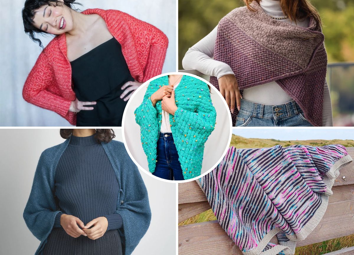 Chic and Stylish Shrugs - Free Knitting Patterns